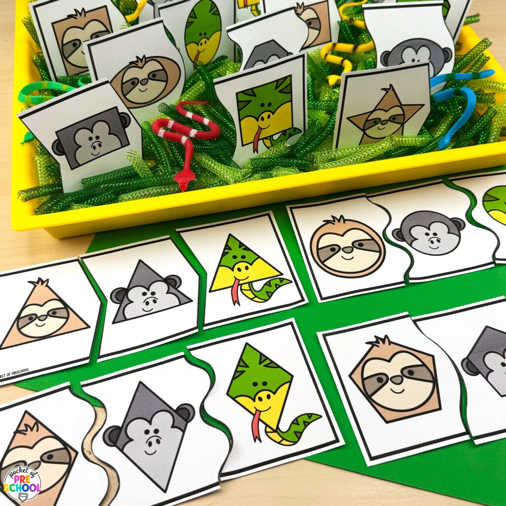 Zoo Math and Literacy Centers for Preschool, Pre-K, and Kindergarten ...