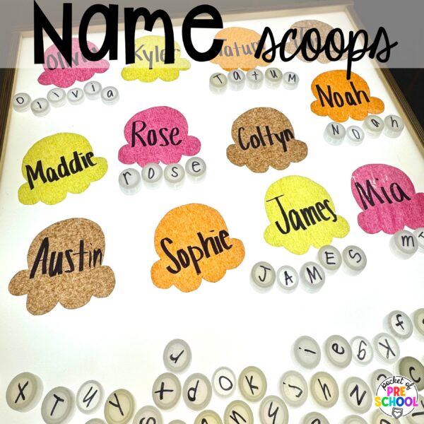 Ice Cream Activities for Preschool, Pre-k, and Kindergarten - Pocket of ...