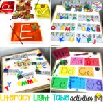 Literacy Light Table Ideas for Preschool, Pre-k, & Kindergarten ...
