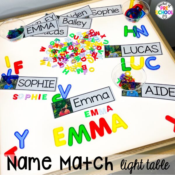 Literacy Light Table Ideas for Preschool, Pre-k, & Kindergarten ...