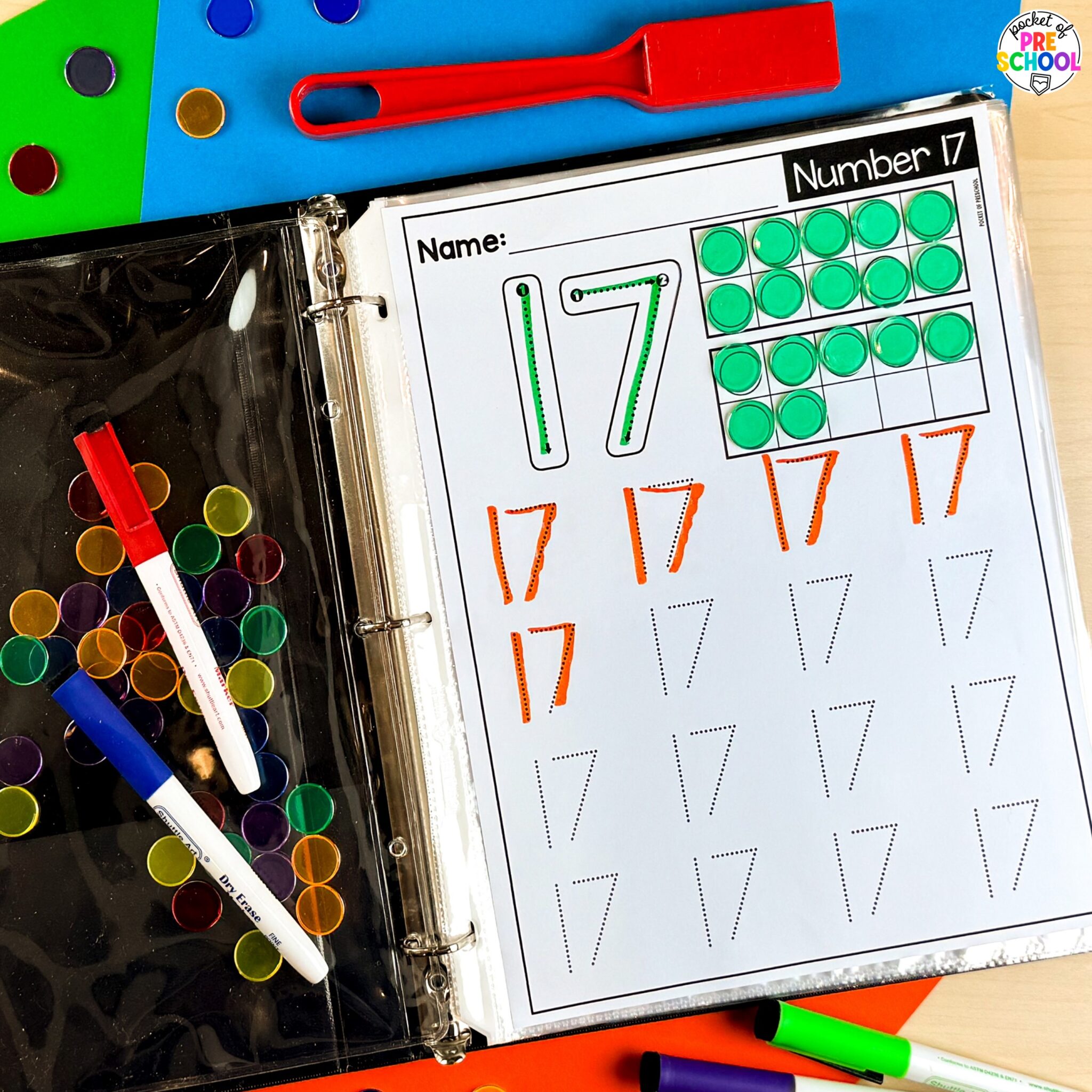 Numbers Worksheets 1-20 Bundle for Preschool, Pre-K, and Kindergarten ...