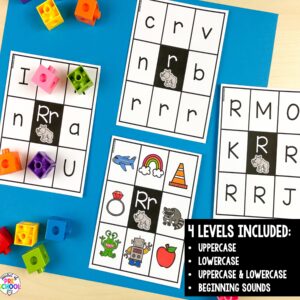 Alphabet Activities #1 Bundle - Alphabet Clip Cards and Alphabet Cover ...