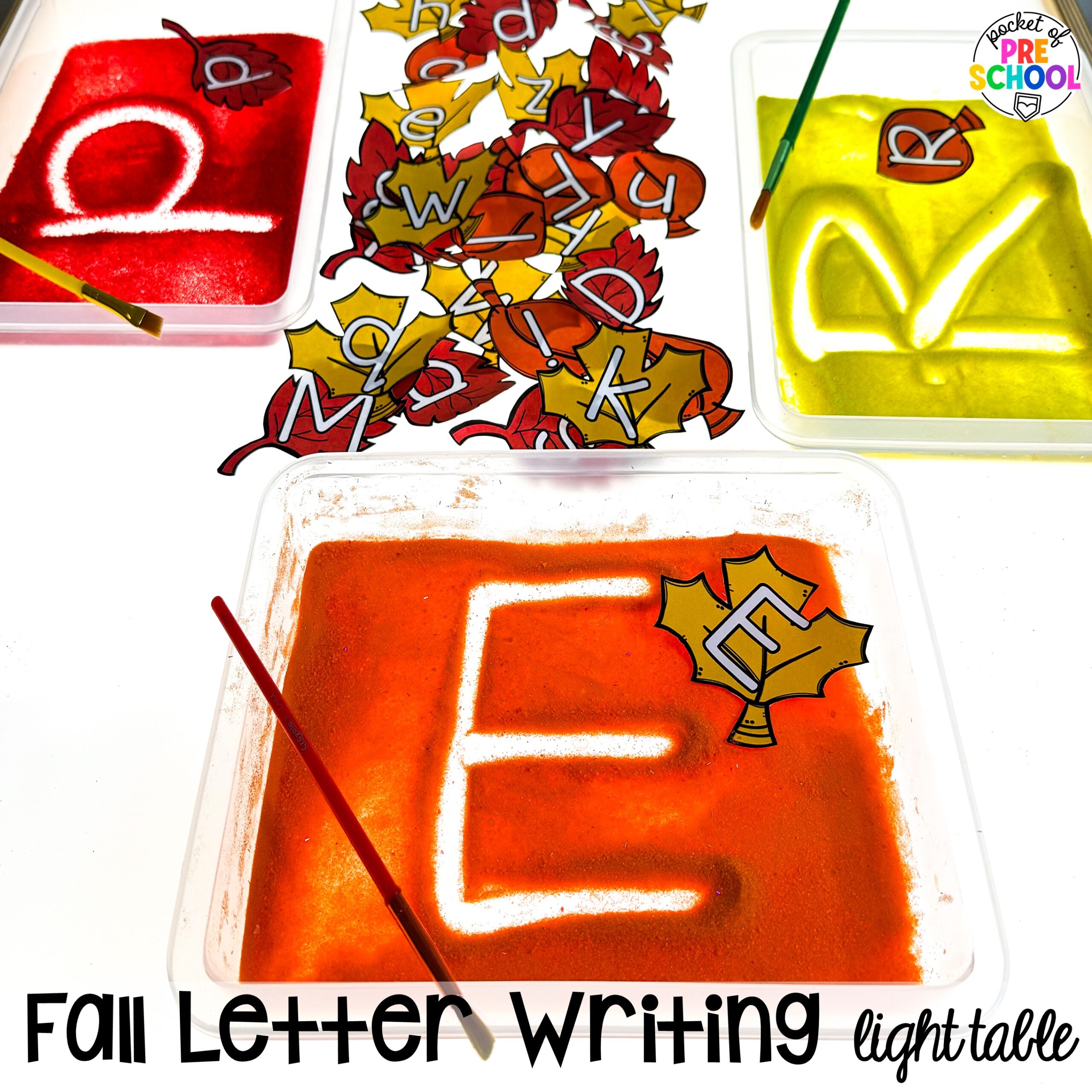 Literacy Light Table Ideas - Pocket of Preschool