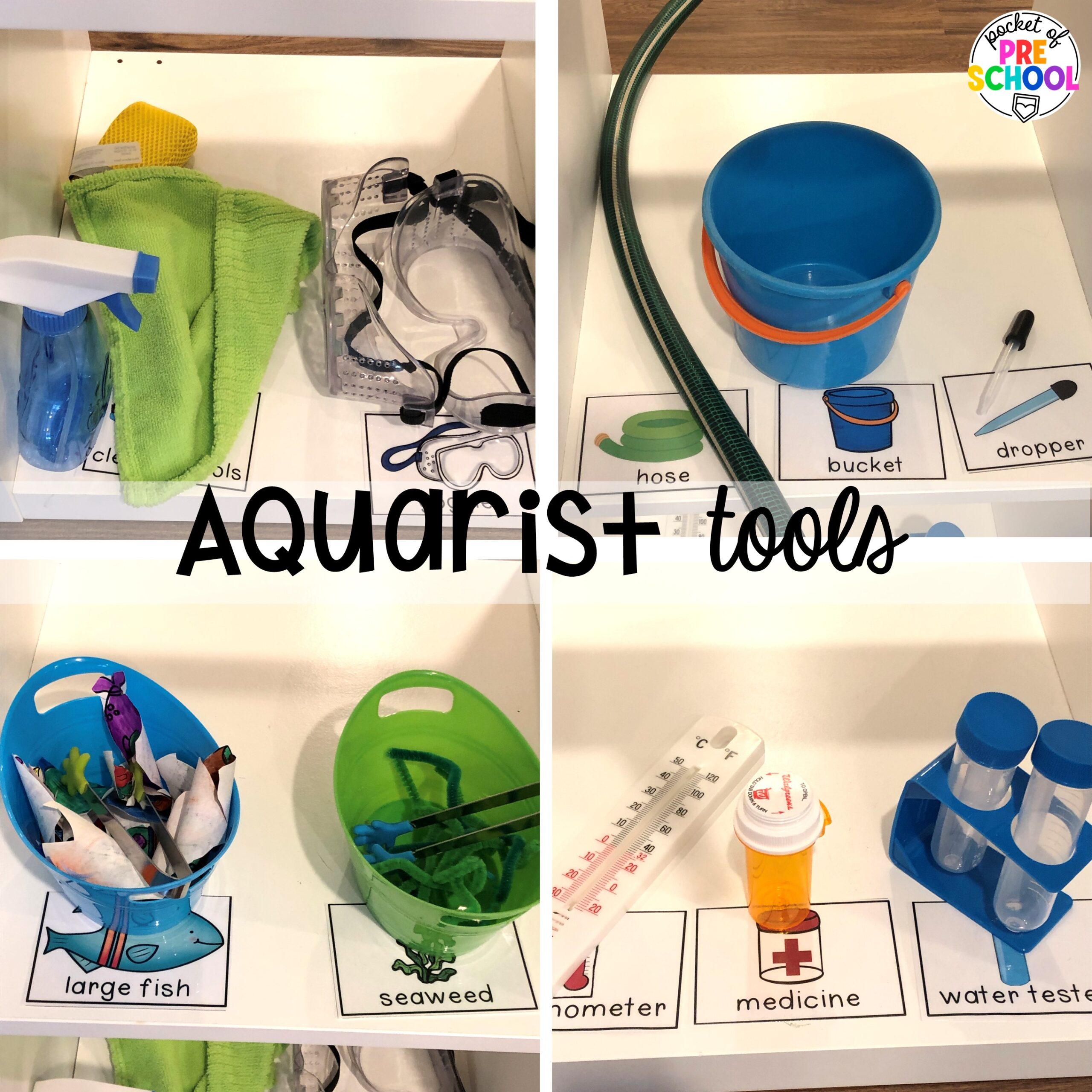 aquarium dramatic play - Pocket of Preschool