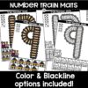 Train Track Number Mats - Fine Motor Fun - Pocket of Preschool