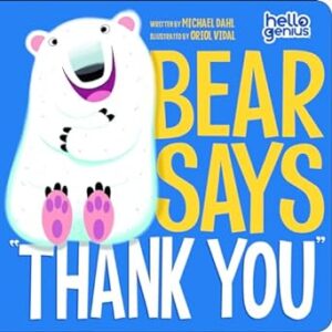 bear says thank you - Pocket of Preschool