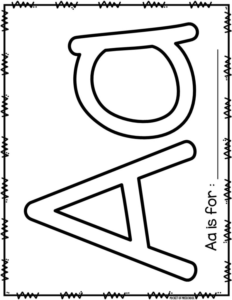 Alphabet Letter & Sounds Collage Book: Letter Practice: Letter of the ...