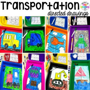 Giant Directed Drawing Round-up for Preschool, Pre-k, and Kindergarten ...