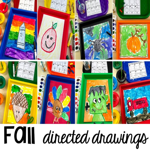 Giant Directed Drawing Round-up for Preschool, Pre-k, and Kindergarten ...