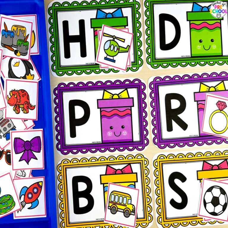 Birthday Math and Literacy Centers for Preschool, Pre-K, and ...