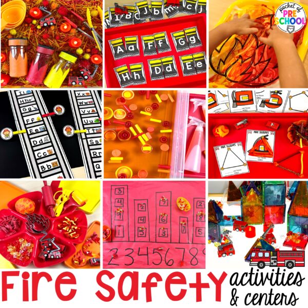 Fire Safety Activities for Preschool, Pre-K, & Kindergarten - Pocket of ...