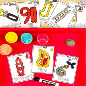 Fire Safety Math and Literacy Centers - Pocket of Preschool