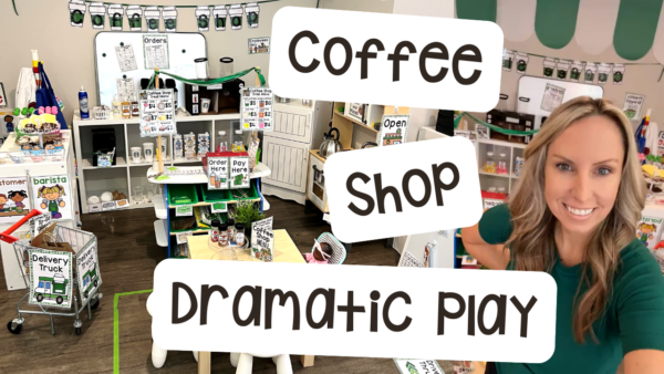 Coffee Shop Dramatic Play for Preschool, Pre-k, and Kindergarten ...