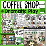Coffee Shop Dramatic Play Pretend Play Printables for Preschool PreK ...