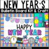 New Year Bulletin Board Kit & Goal Setting Craft Preschool Pre-K ...