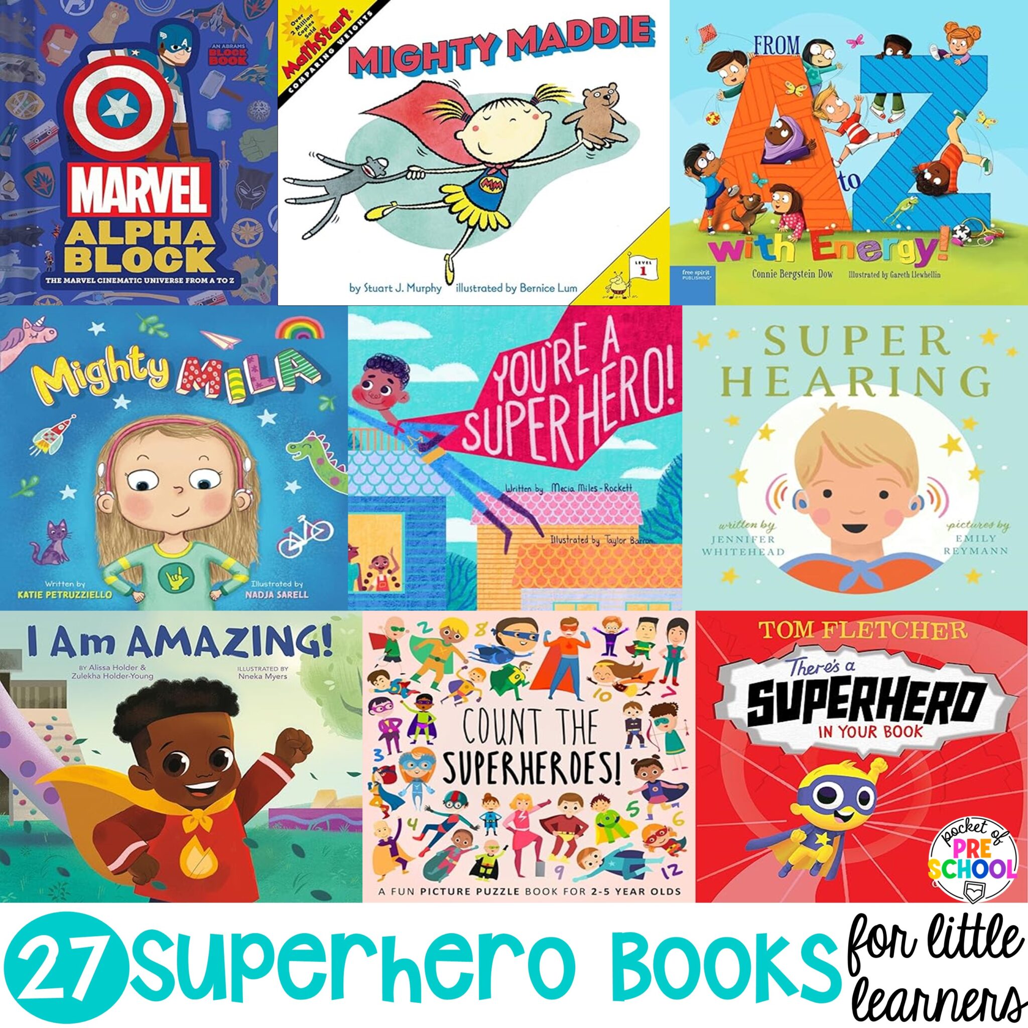 Superhero Books for Little Learners - Pocket of Preschool