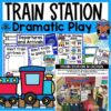 Train Station Dramatic Play Pretend Play Printables for Preschool PreK ...
