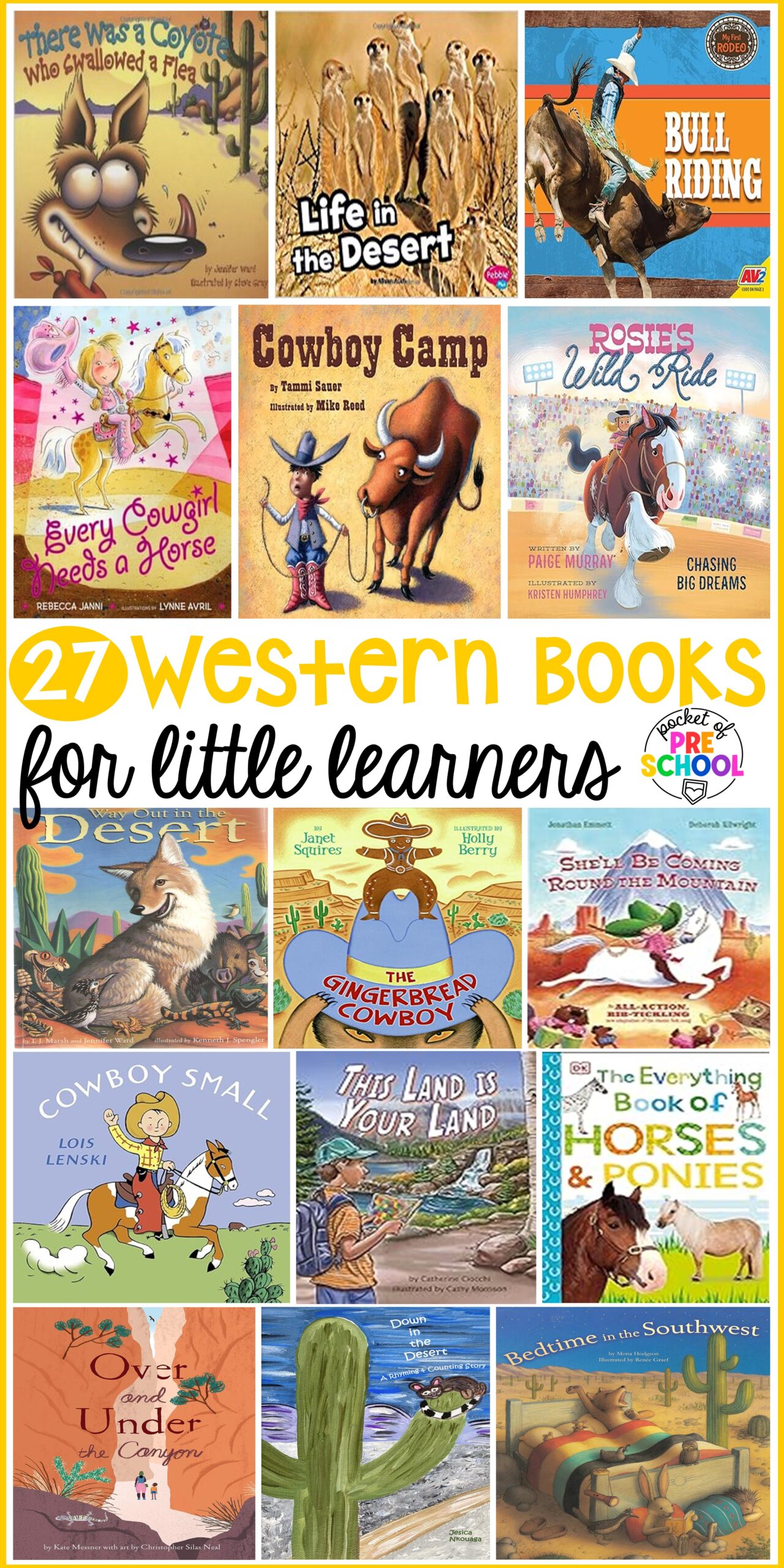 Western Books for Little Learners - Pocket of Preschool