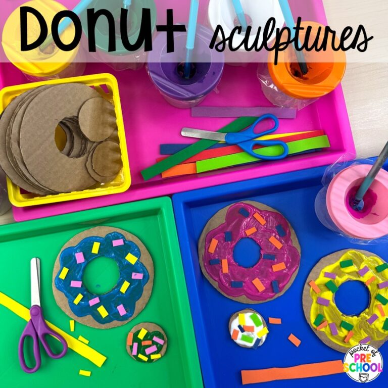 3D Art Activities for Preschool, Pre-k, & Kindergarten - Pocket of ...