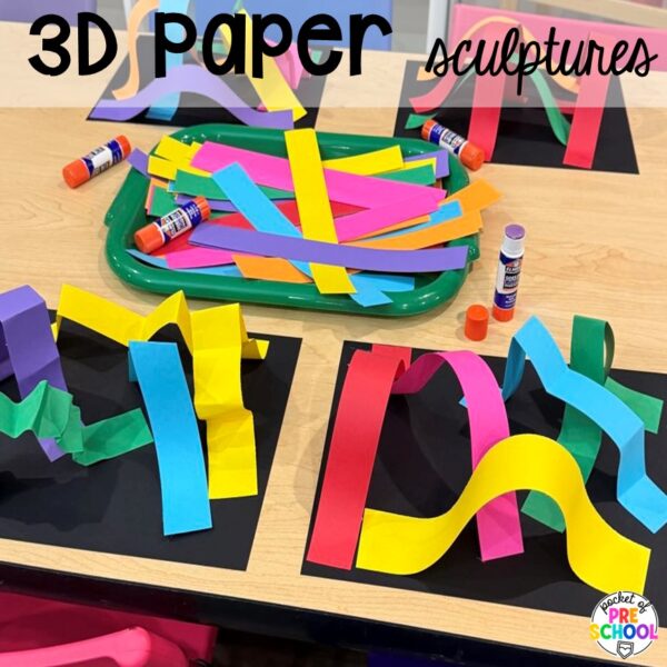 3D Art Activities for Preschool, Pre-k, & Kindergarten - Pocket of ...