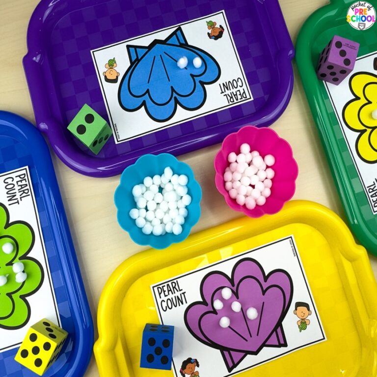 Pirates Math and Literacy Centers for Preschool, Pre-K, and ...