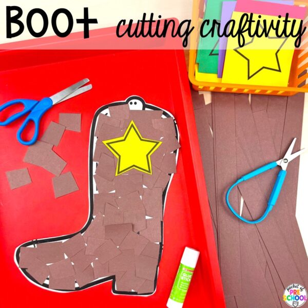 Cowboy Activities & Centers for Preschool, Pre-k, and Kindergarten ...
