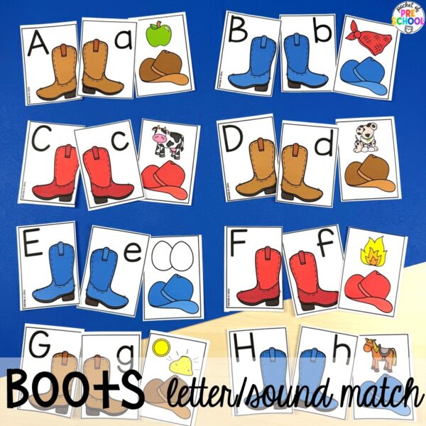 Cowboy Activities & Centers for Preschool, Pre-k, and Kindergarten ...