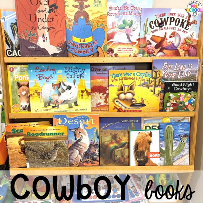 Cowboy Activities & Centers for Preschool, Pre-k, and Kindergarten ...