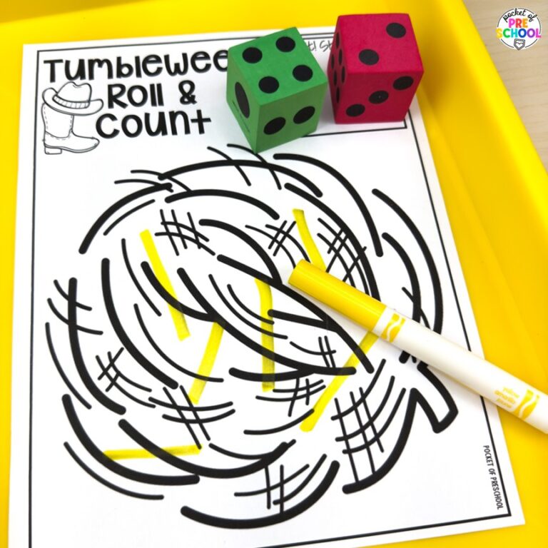 Western, Cowboy, Cowgirl Math and Literacy Centers for Preschool, Pre-K ...