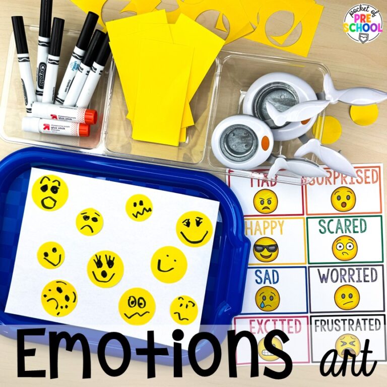 Feelings Activities & Centers for Preschool, Pre-K, & Kindergarten ...
