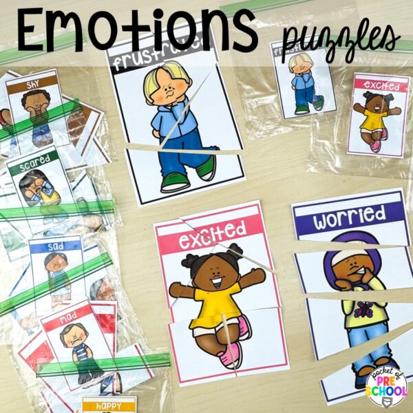 Feelings Activities & Centers for Preschool, Pre-K, & Kindergarten ...
