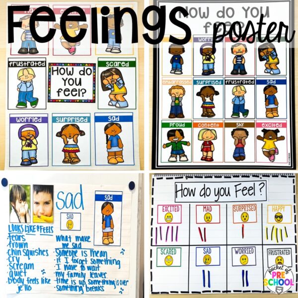 Feelings Activities & Centers for Preschool, Pre-K, & Kindergarten ...