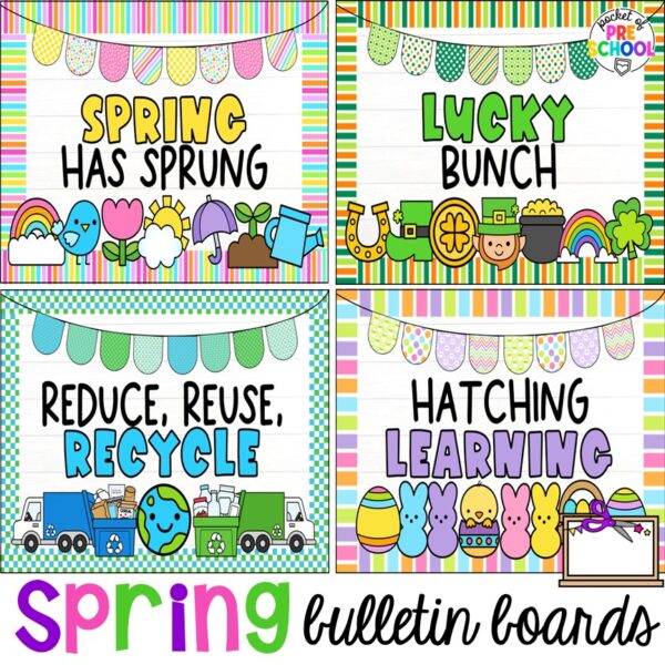 Spring Bulletin Boards & Crafts for Preschool, Pre-K, & Kindergarten ...