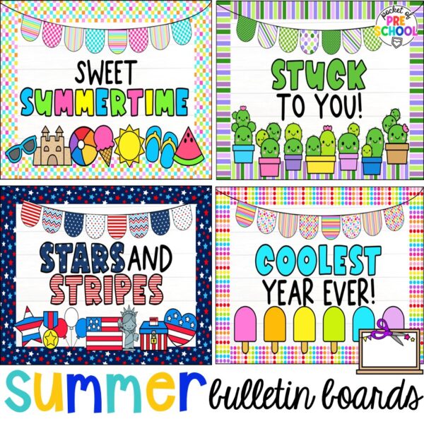 Summer Bulletin Boards & Crafts for Preschool, Pre-K, & Kindergarten ...