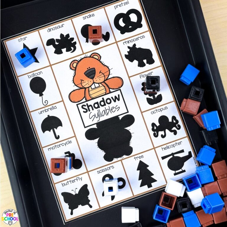 Groundhog Day Math and Literacy Centers for Preschool, Pre-K, and ...