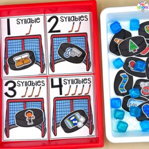 Winter Sports Games Math and Literacy Centers Preschool, Pre-K ...