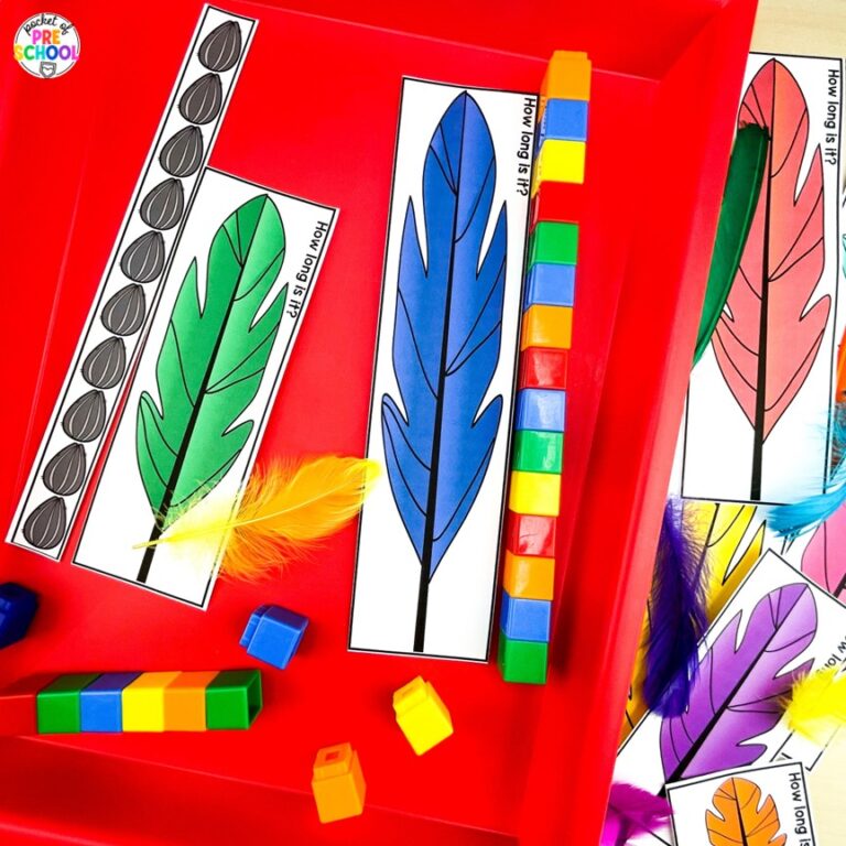Birds Math and Literacy Centers for Preschool, Pre-K, and Kindergarten ...