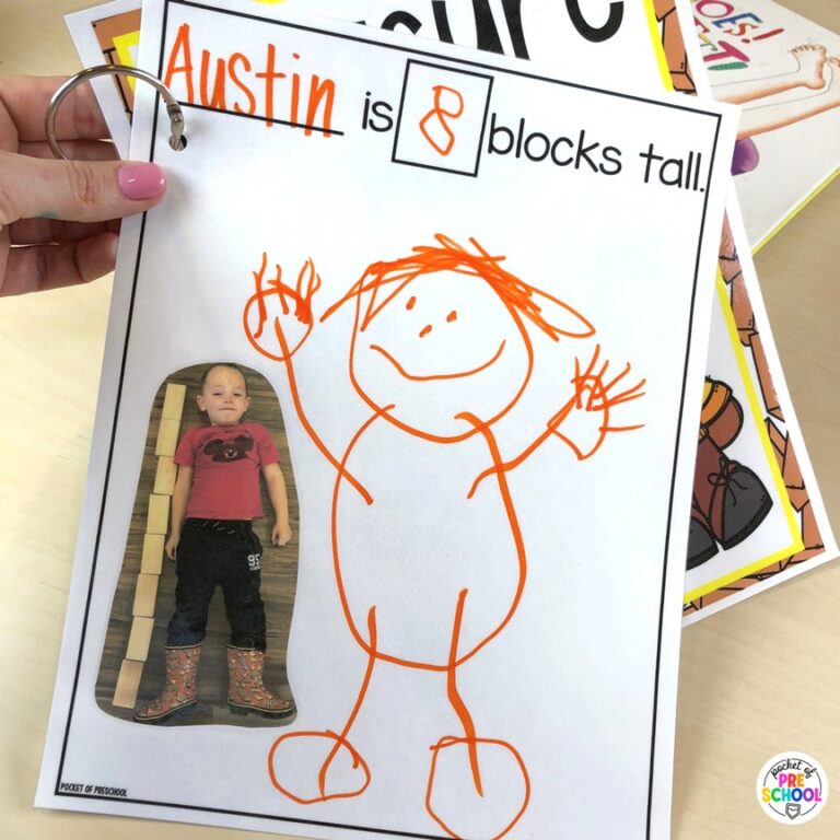 My Body and Teeth Math and Literacy Centers for Preschool, Pre-K, and ...