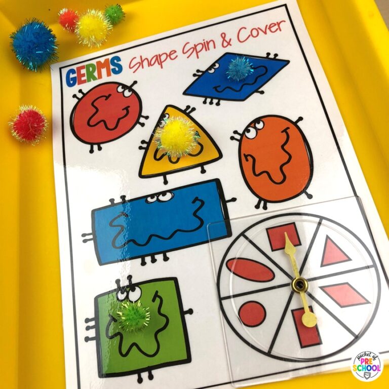 My Body and Teeth Math and Literacy Centers for Preschool, Pre-K, and ...
