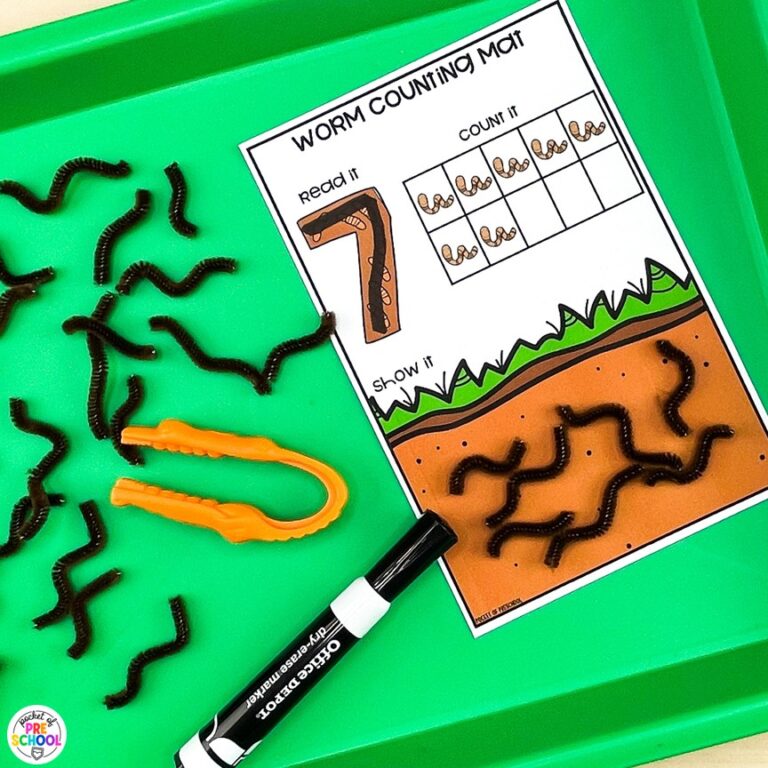 Plants Math and Literacy Centers for Preschool, Pre-K, and Kindergarten ...