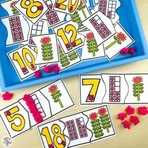 Plants Math and Literacy Centers for Preschool, Pre-K, and Kindergarten ...