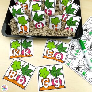 Plants Math and Literacy Centers for Preschool, Pre-K, and Kindergarten ...