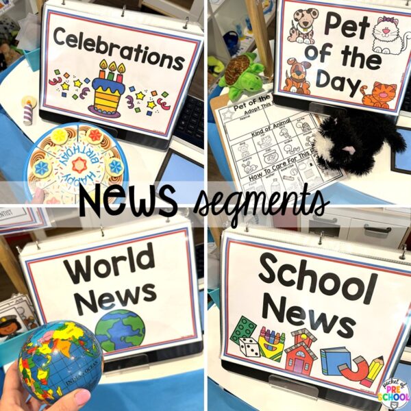 News & Weather Station Dramatic Play for Preschool, Pre-k, and ...