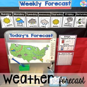 News & Weather Station Dramatic Play for Preschool, Pre-k, and ...